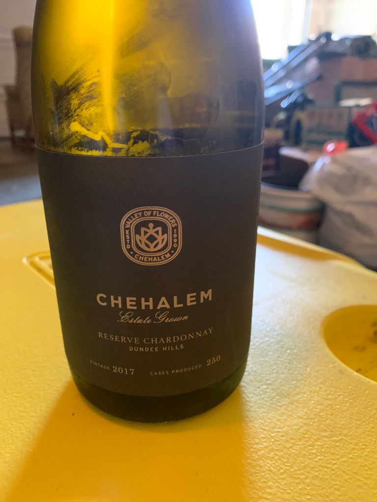 2017 Chehalem Chardonnay Estate Grown Reserve, USA, Oregon, Willamette ...