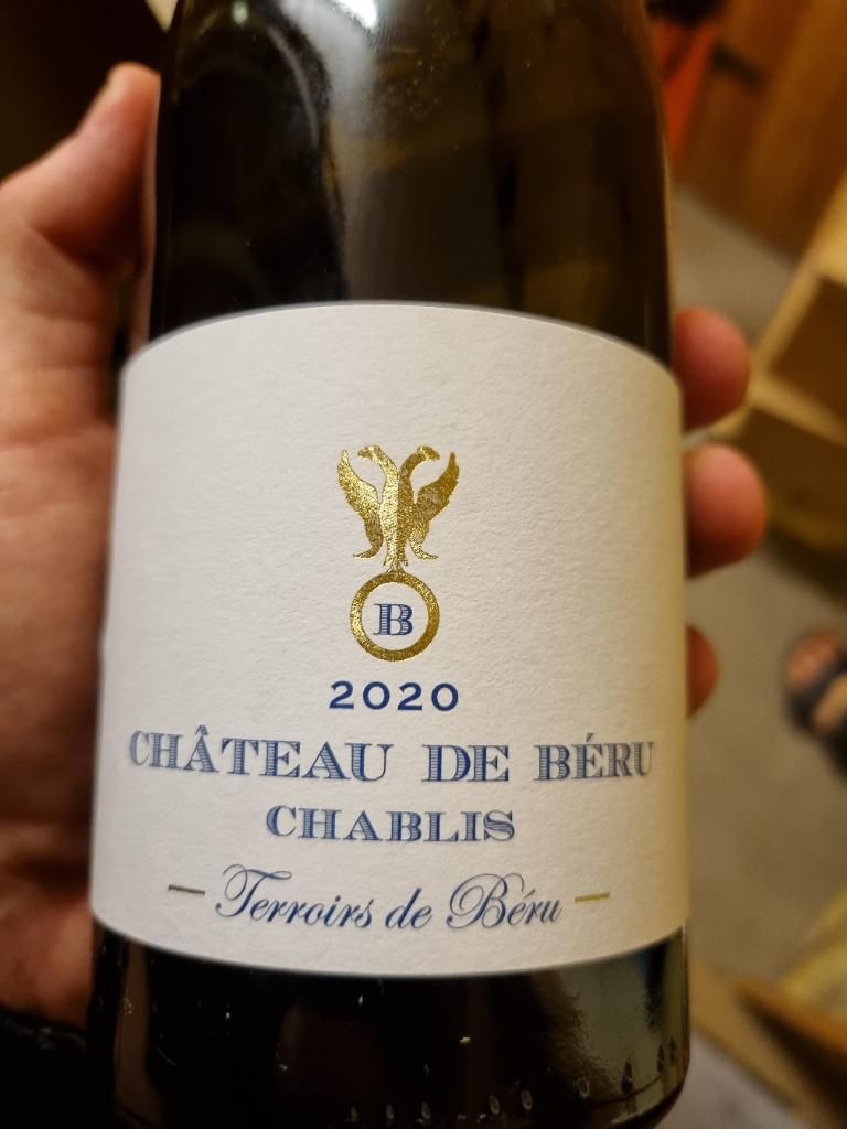 2020 Château de Béru Chablis Terroirs De Béru, France, Burgundy ...