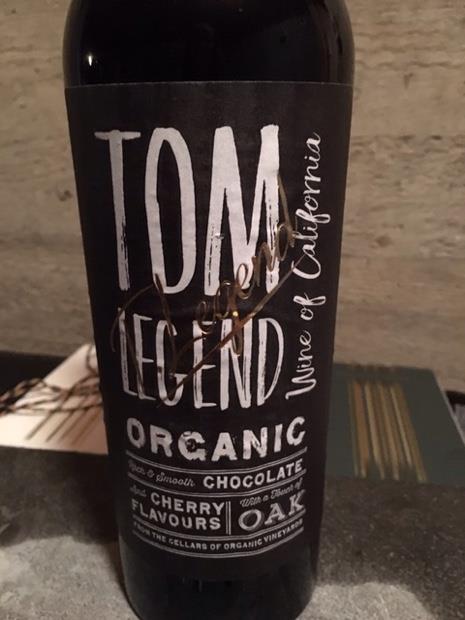 2015 Tom Legend Organic Wine of California, USA, California - CellarTracker