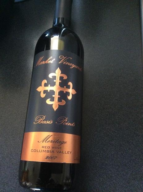 2006 Market Vineyards MERITAGE 'BASIS POINTS", USA, Washington ...