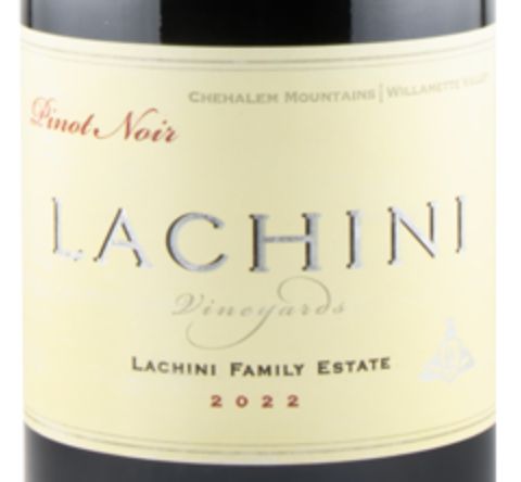 2022 de Lancellotti Pinot Noir Lachini Family Estate, USA, Oregon ...