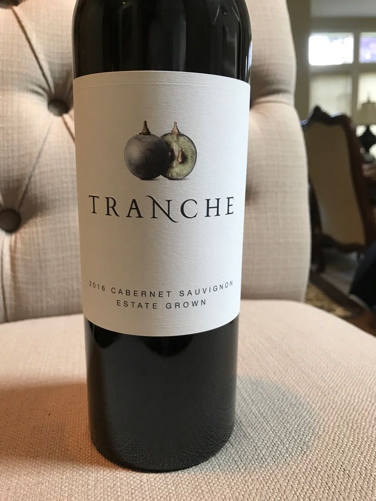 2016 Tranche Cellars Cabernet Sauvignon Estate, USA, Washington ...