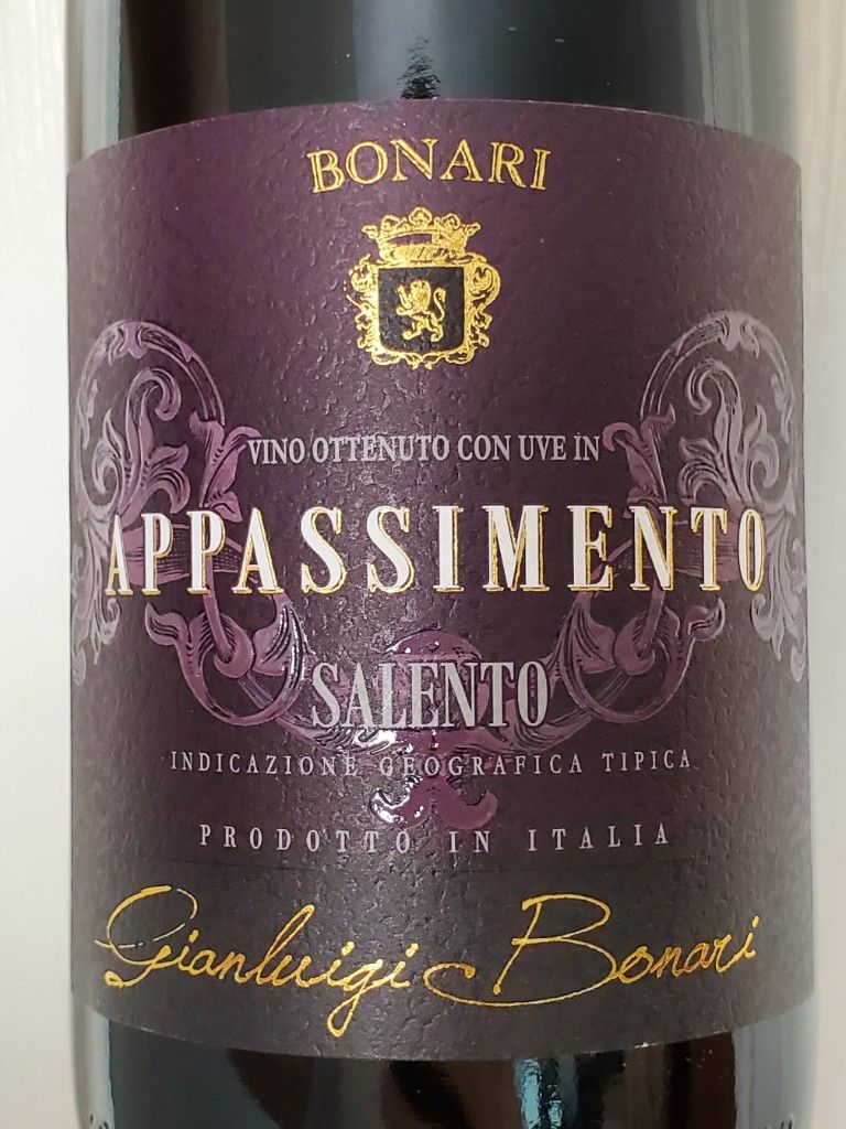 2019 Bonari Appassimento Salento IGT, Italy, Puglia, Salento IGT ...