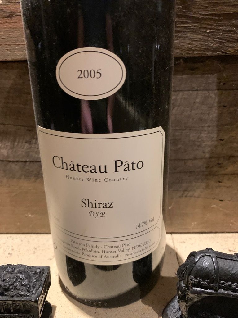 2009 Chateau Pâto Shiraz Old Pokolbin Vineyard, Australia, New South ...