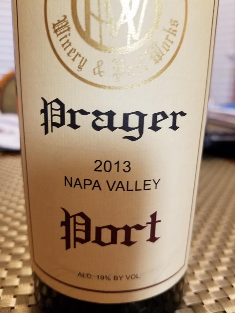 2013 Prager Winery and Port Works Port, USA, California, Napa Valley ...