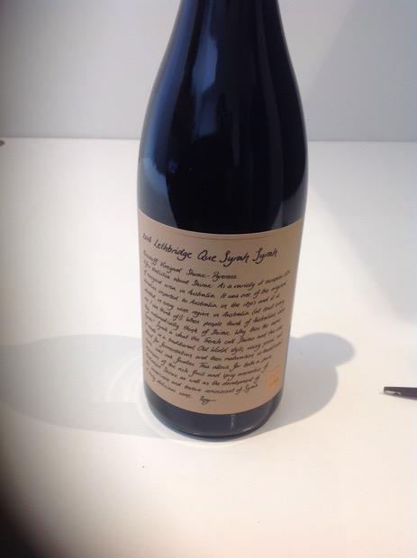 2016 Lethbridge Wines Que Syrah Syrah, Australia, Victoria, Western ...