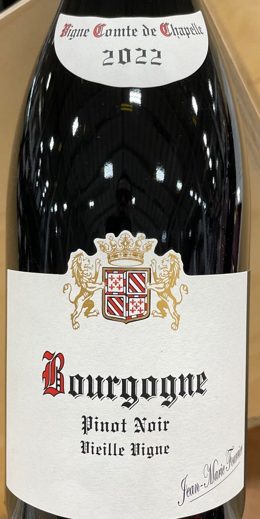 2012 Vigne Comte de Chapelle (Jean-Marie Fourrier) Bourgogne Vieille ...