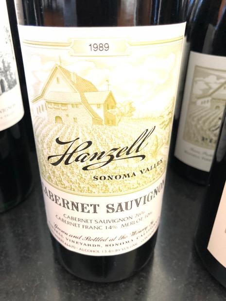 1989 Hanzell Cabernet Sauvignon, USA, California, Sonoma County, Sonoma ...
