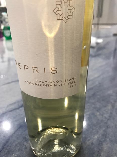 2017 Repris Sauvignon Blanc Moon Mountain Vineyard, USA, California ...