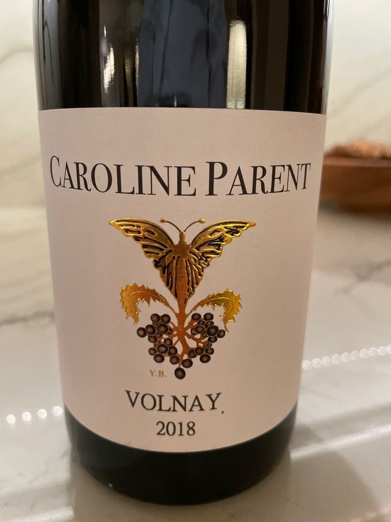 2018 Caroline Parent Volnay, France, Burgundy, Côte de Beaune, Volnay ...