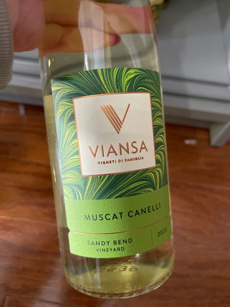 2022 Viansa Muscat Canelli, USA, California, North Coast, Napa / Sonoma ...
