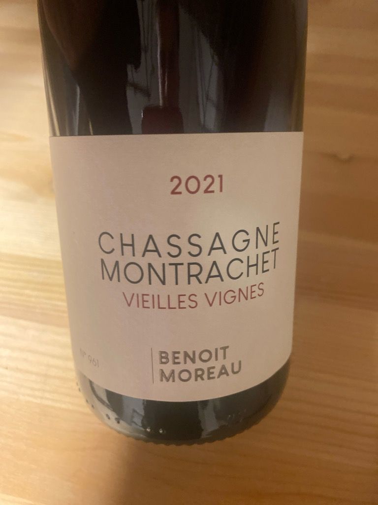 2021 Benoit Moreau Chassagne-Montrachet Rouge Vieilles Vignes, France ...