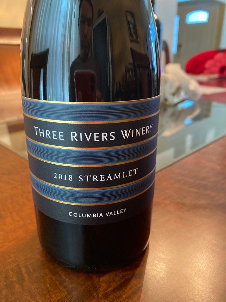 2018 Three Rivers Winery Streamlet, USA, Washington, Columbia Valley ...