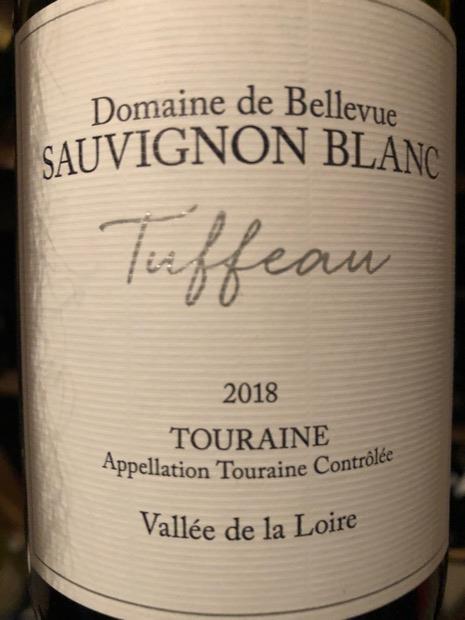 2017 Domaine de Bellevue Sauvignon Blanc Tuffeau, France, Loire Valley ...