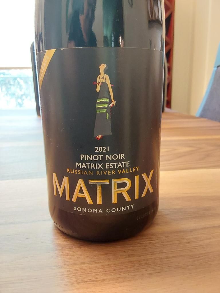 2021 Matrix Pinot Noir Buoncristiani, USA, California, Sonoma County ...
