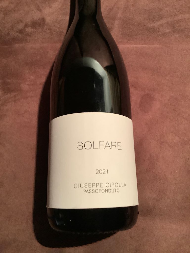 2021 Passofonduto (Giuseppe Cipolla) Solfare Bianco, Italy, Sicily ...