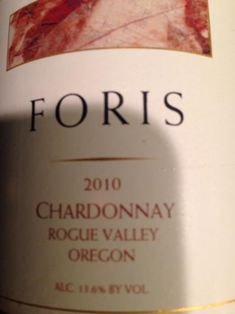2009 Foris Chardonnay, USA, Oregon, Southern Oregon, Rogue Valley ...