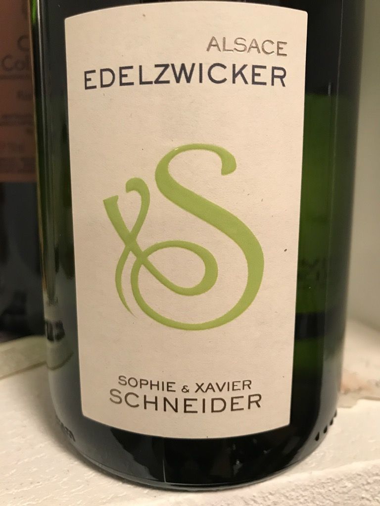 2020 Xavier Schneider Edelzwicker, France, Alsace - CellarTracker