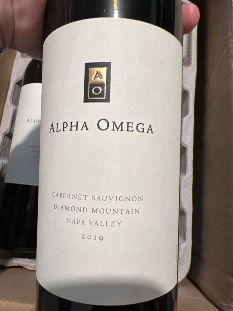 2019 Alpha Omega Cabernet Sauvignon Diamond Mountain, USA, California ...