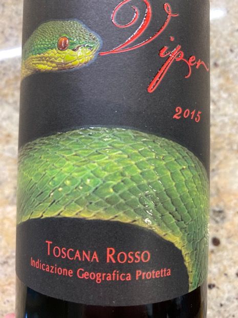 2014 Tenuta Santo Pietro Viper Toscana Rosso Toscana IGT, Italy ...