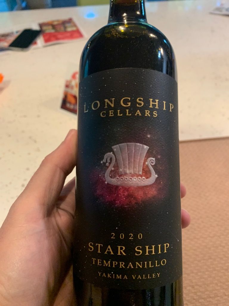 2020 Longship Cellars Tempranillo Star Ship, USA, Washington, Columbia ...