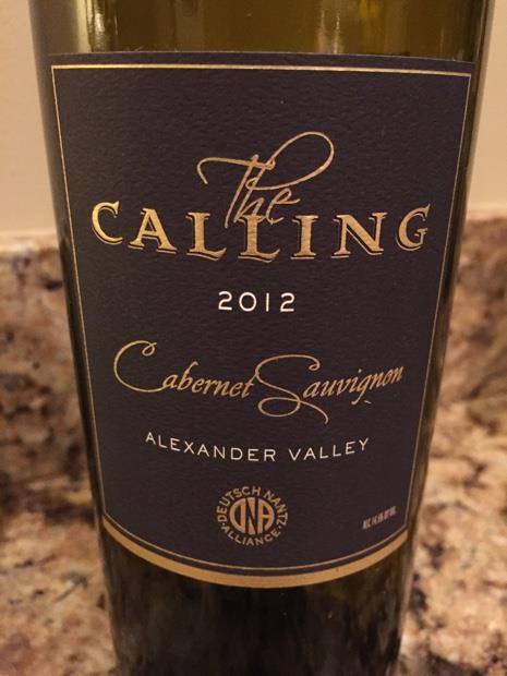 2013 The Calling Cabernet Sauvignon Rio Lago Vineyard, USA, California ...
