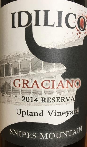 2014 Idilico Graciano Reserva Upland Vineyard, USA, Washington ...