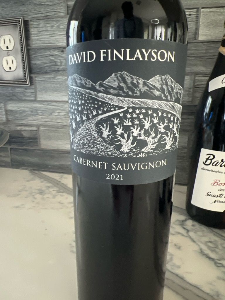 2022 David Finlayson Cabernet Sauvignon, South Africa, Coastal Region ...