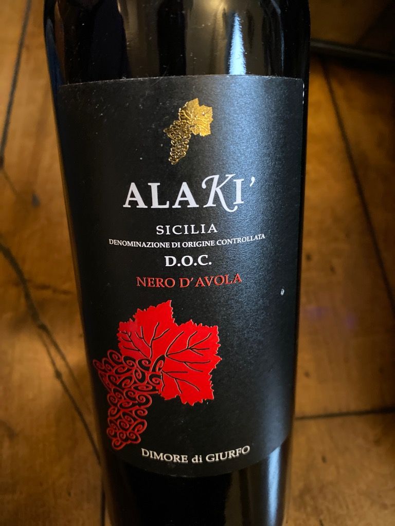 2021 Terre di Giurfo Nero d'Avola Sicilia AlaKi', Italy, Sicily ...
