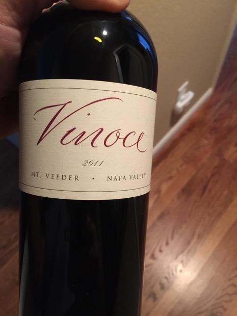 2011 Vinoce Cabernet Sauvignon Mt. Veeder, USA, California, Napa Valley ...