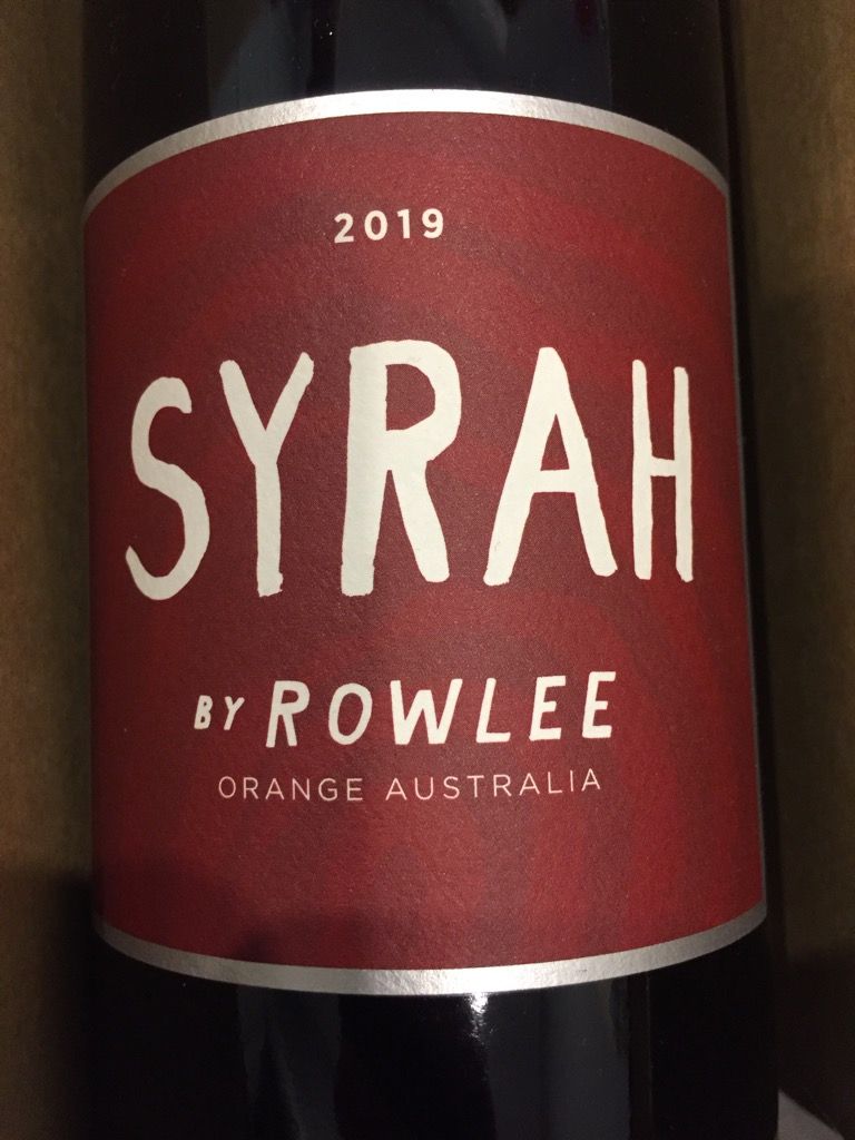 2019 Rowlee Wines Syrah, Australia, New South Wales, Central Ranges ...