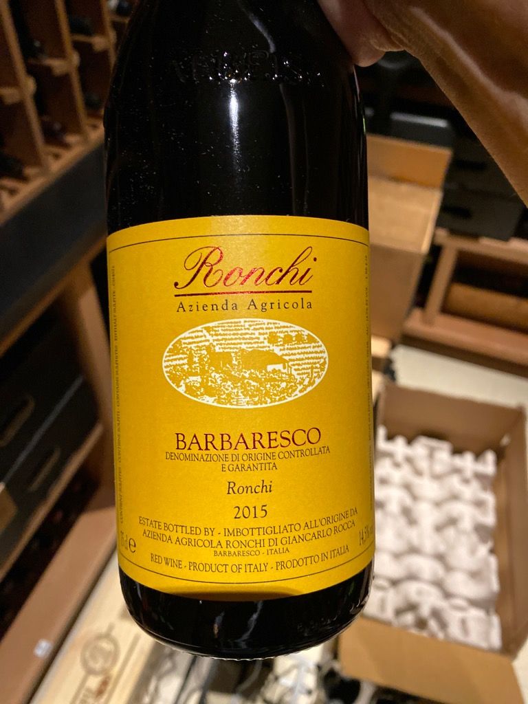 2015 Azienda Agricola Ronchi di Giancarlo Rocca Barbaresco Ronchi ...