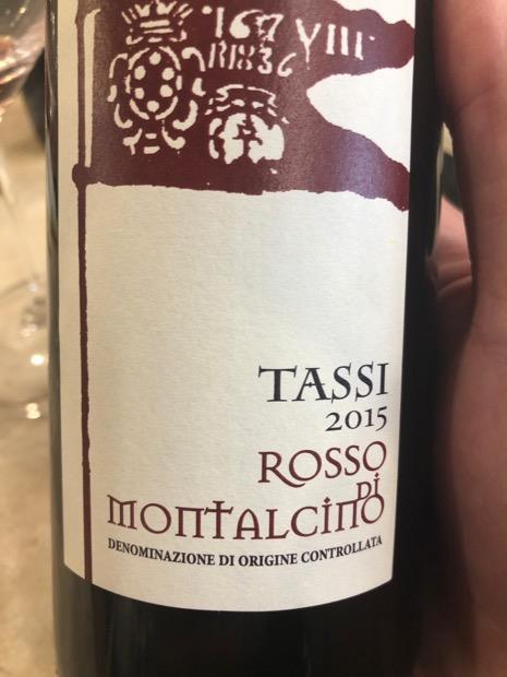 2015 Tassi Rosso di Montalcino, Italy, Tuscany, Montalcino, Rosso di ...