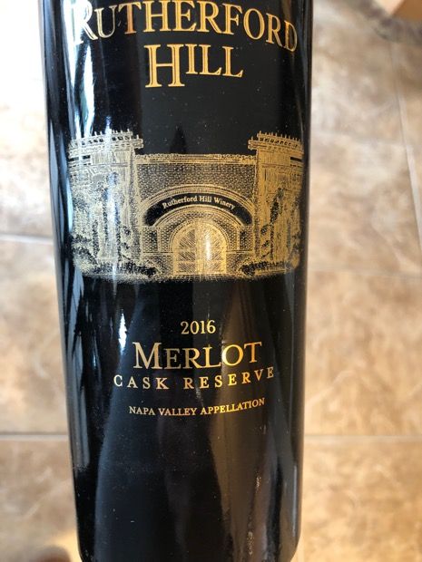 2016 Rutherford Hill Merlot Cask Reserve, USA, California, Napa Valley ...