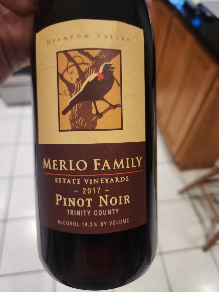 2017 R. Merlo Family Estates Pinot Noir, USA, California, Central ...
