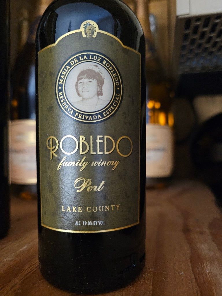 NV Robledo Family Winery Port, USA, California, North Coast, Lake ...