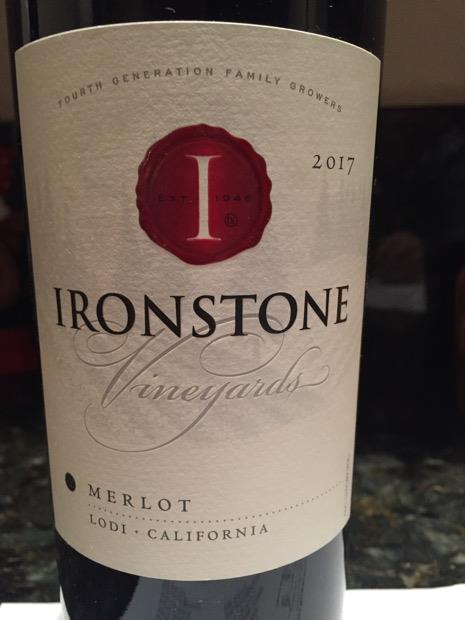 2018 Ironstone Vineyards Merlot Stone Valley, USA, California, Sierra ...