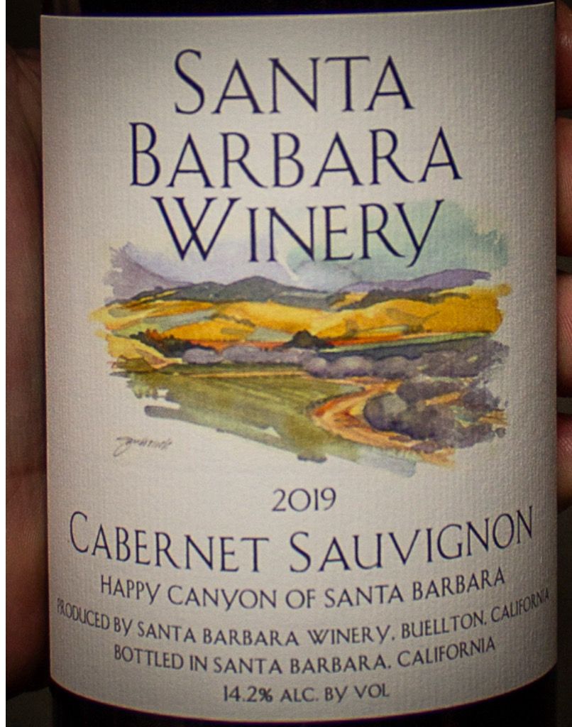 2019 Santa Barbara Winery Cabernet Sauvignon, USA, California, Central ...