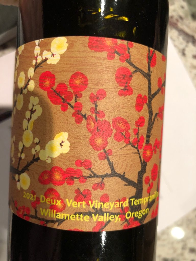 2021 Terue Wines Tempranillo Deux Vert Vineyard, USA, Oregon ...