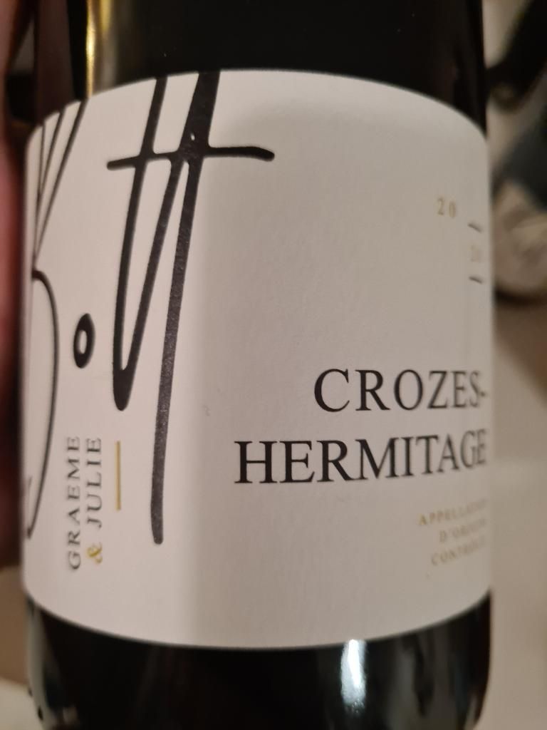 2019 Graeme & Julie Bott Crozes-Hermitage, France, Rhône, Northern ...