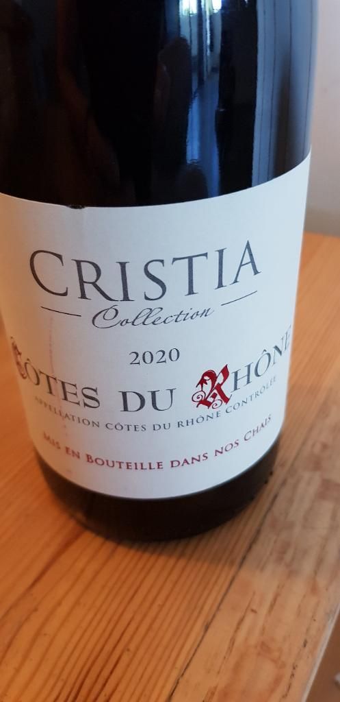 2021 Domaine de Cristia Côtes du Rhône Blanc Cristia Collection, France ...