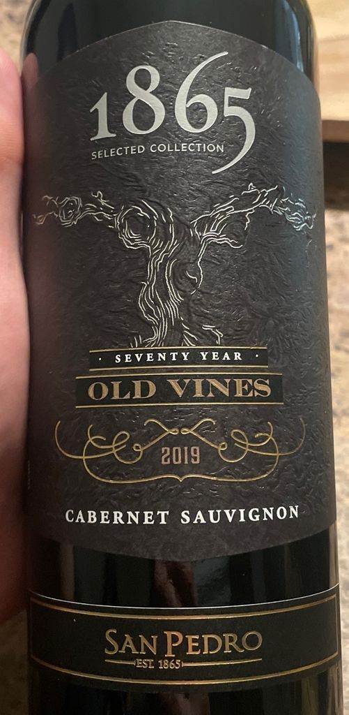 2017 Viña San Pedro Cabernet Sauvignon 1865 70 Year Old Vines Selected ...