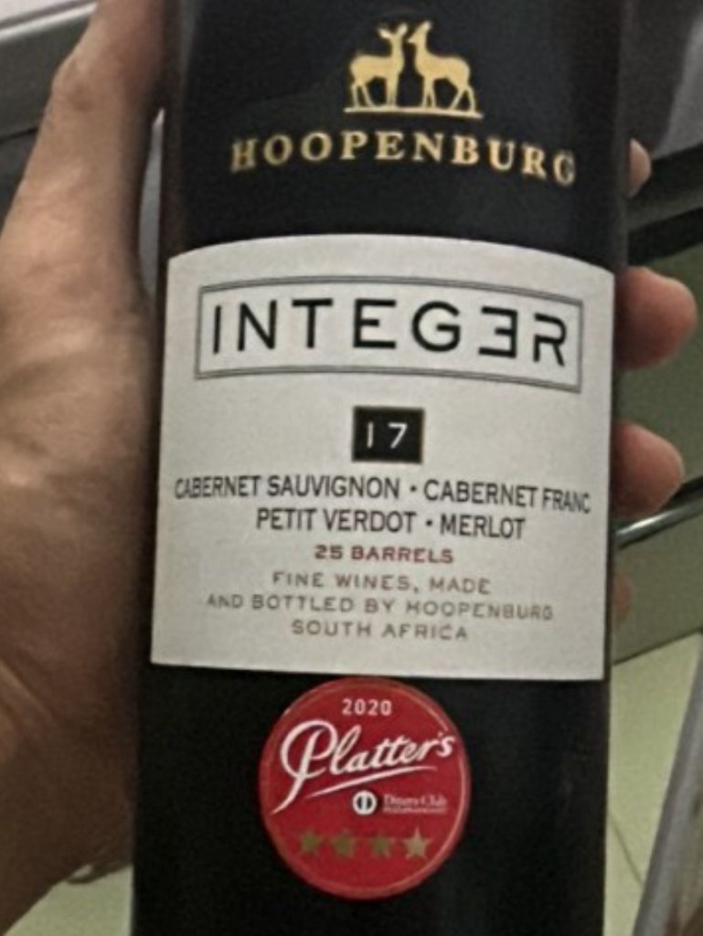 NV Hoopenburg Integer Merlot Cabernet Sauvignon Petit Verdot, South ...