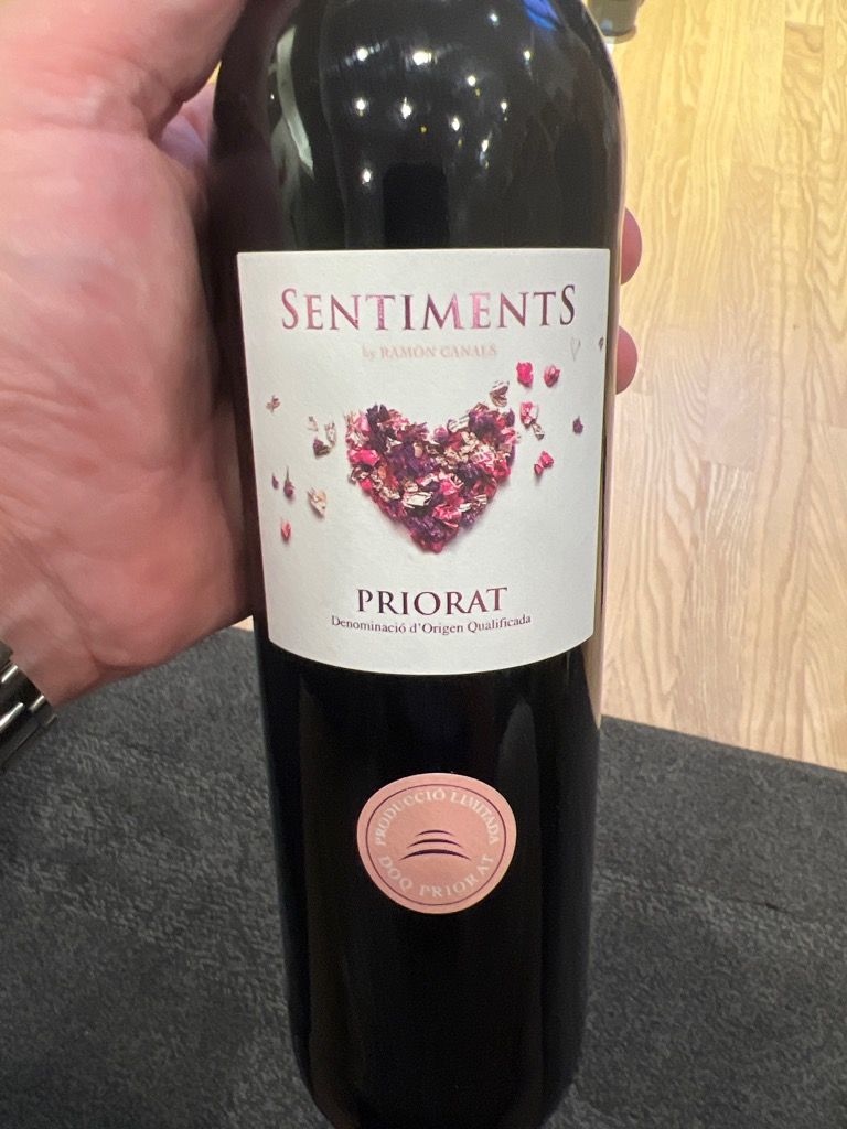 2018 Ramon Canals Priorat Sentiments, Spain, Catalunya, Priorat ...