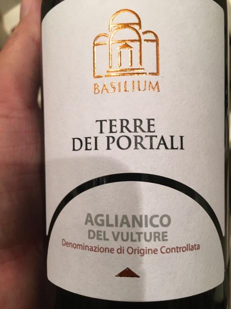 2013 Basilium Aglianico del Vulture Terre dei Portali, Italy ...