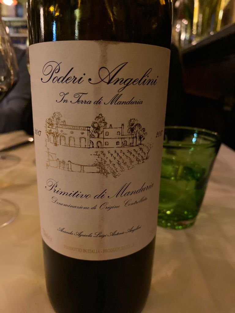2017 Poderi Angelini Primitivo di Manduria, Italy, Puglia, Primitivo di ...