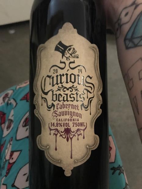 2014 Curious Beasts Wines Cabernet Sauvignon, USA, California ...