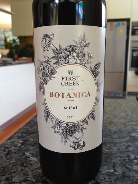 2015 First Creek Wines Shiraz Botanica, Australia, New South Wales ...