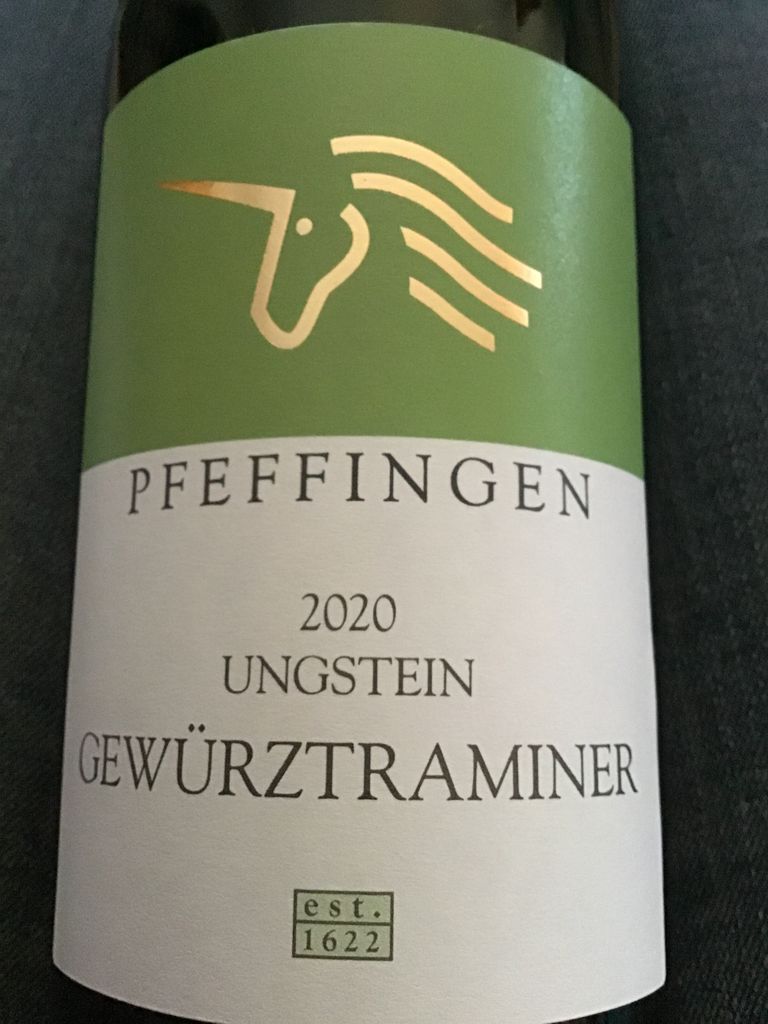 2020 Weingut Pfeffingen Ungsteiner Gewürztraminer Trocken Sp, Germany, Pfalz - CellarTracker