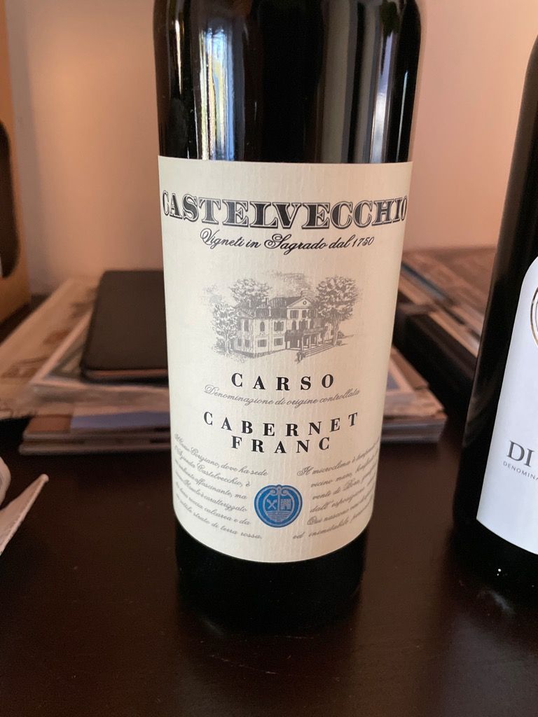 2019 Castelvecchio Carso Cabernet Franc, Italy, Friuli-Venezia Giulia ...